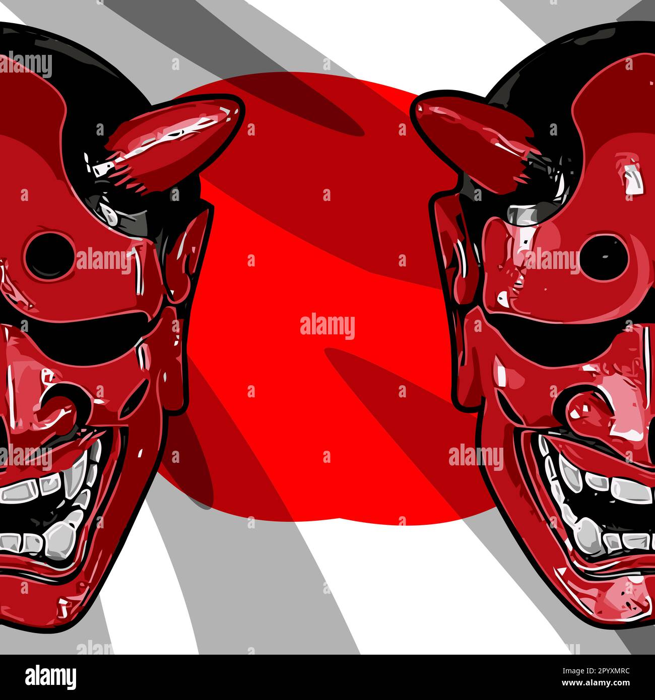 Japanese kabuki masks hi-res stock photography and images - Alamy
