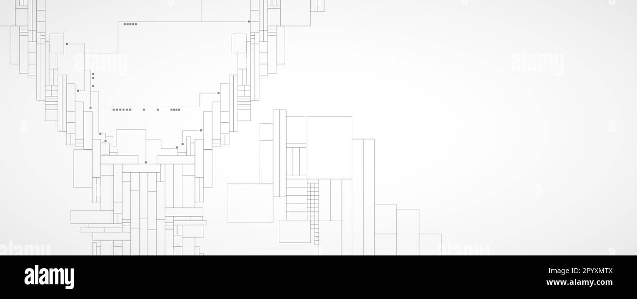 Abstract Structure Circuit Computer Technology Business Background