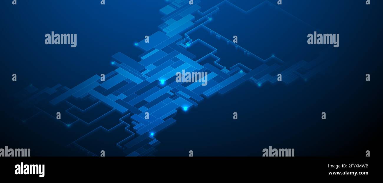 Abstract Structure Circuit Computer Technology Business Background