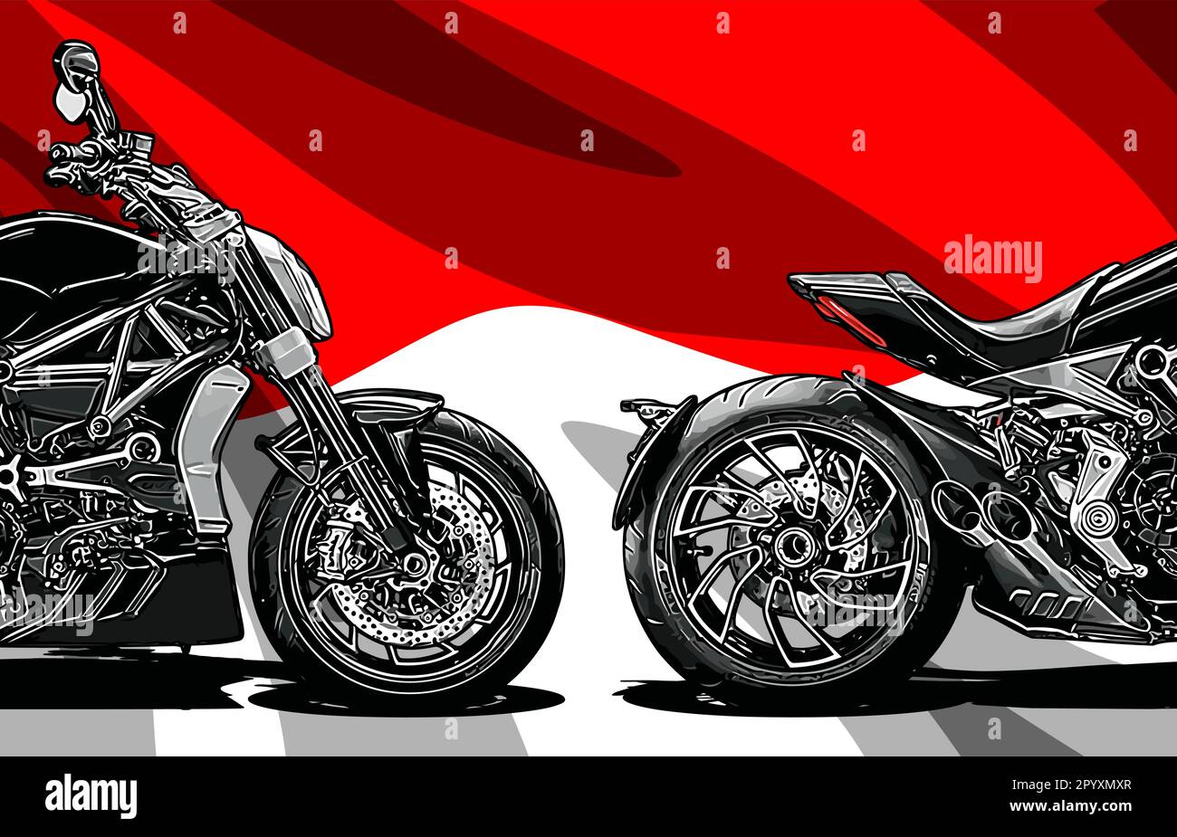 motorcycles vector template Stock Vector Image & Art - Alamy