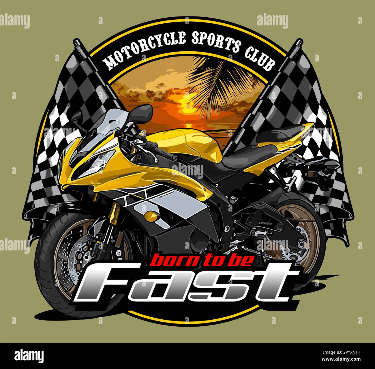 motorcycles vector template Stock Vector Image & Art - Alamy