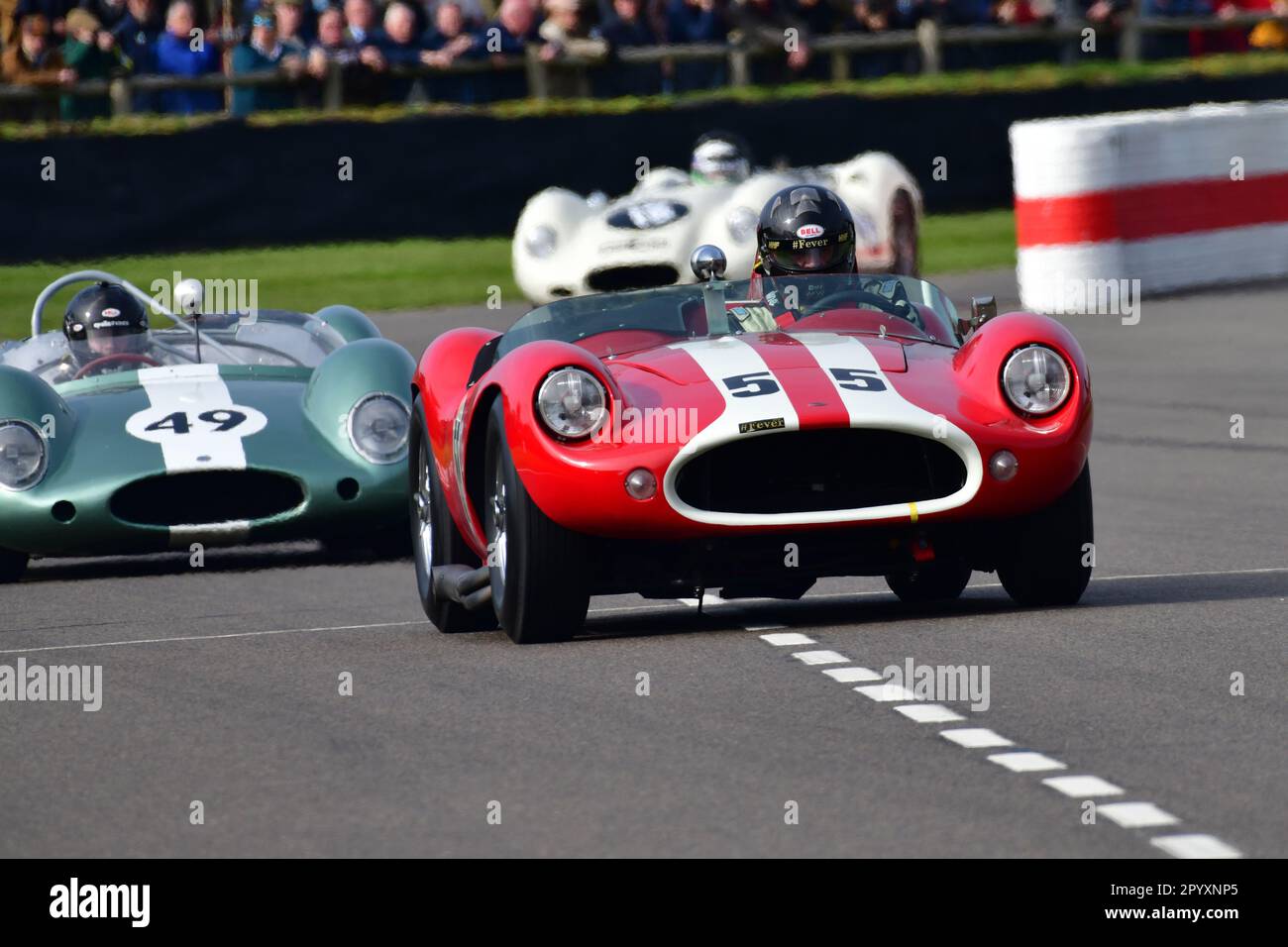 Malcolm Gammons, Devin Chevrolet SS, Shane Brereton, Cooper-Climax T49 ...