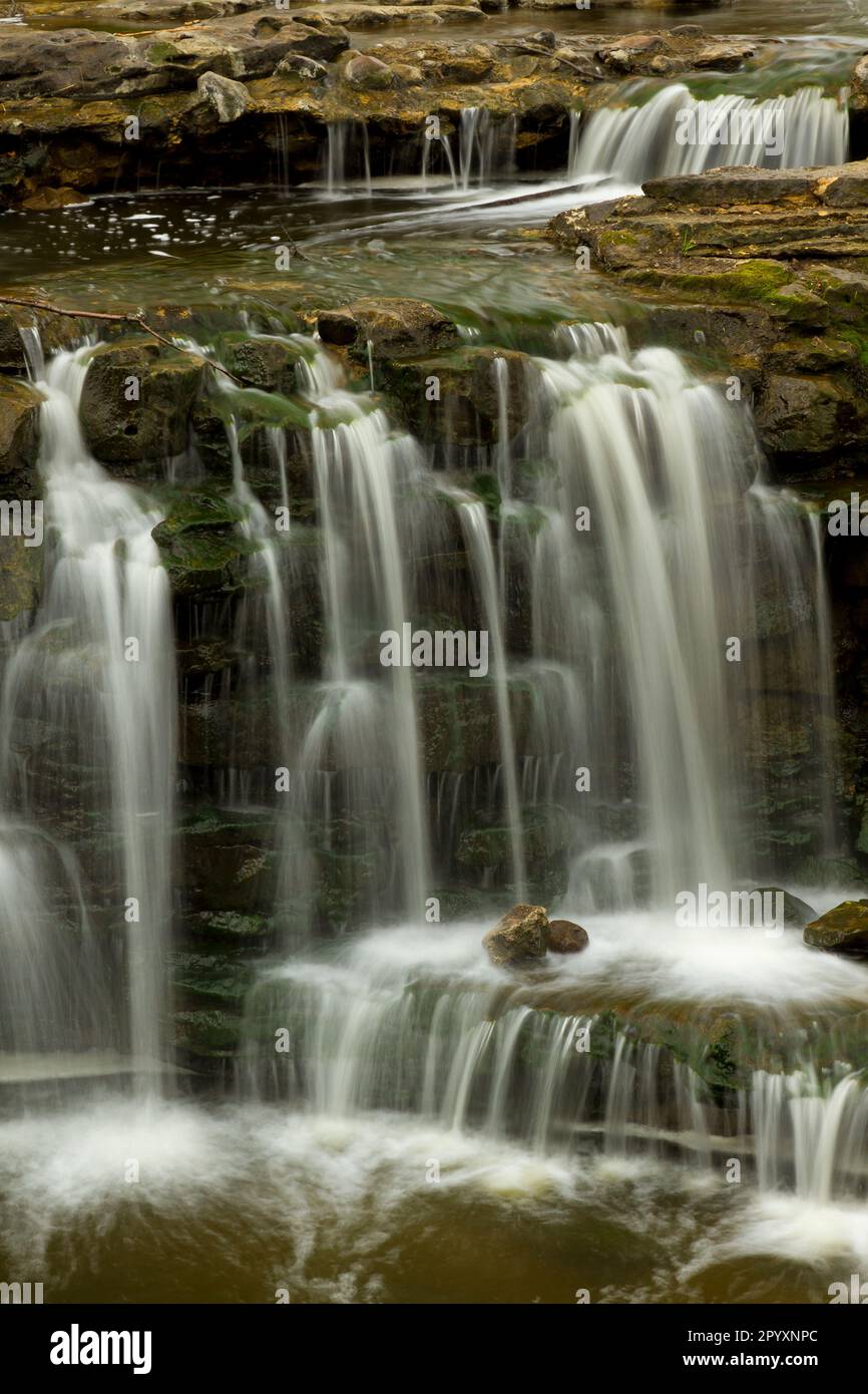 Minneopa Upper Falls Waterfall Stock Photo - Alamy
