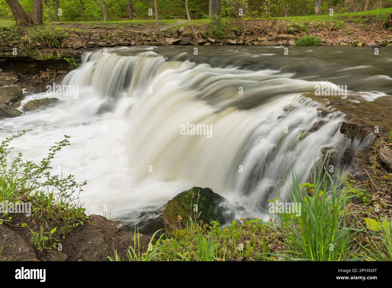 Minneopa Upper Falls Waterfall Stock Photo - Alamy