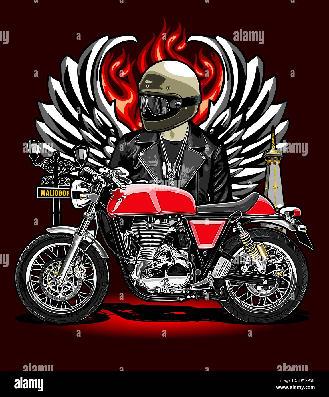 motorcycles vector template Stock Vector Image & Art - Alamy
