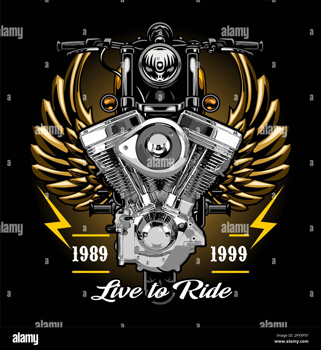 Car v bike Stock Vector Images - Alamy