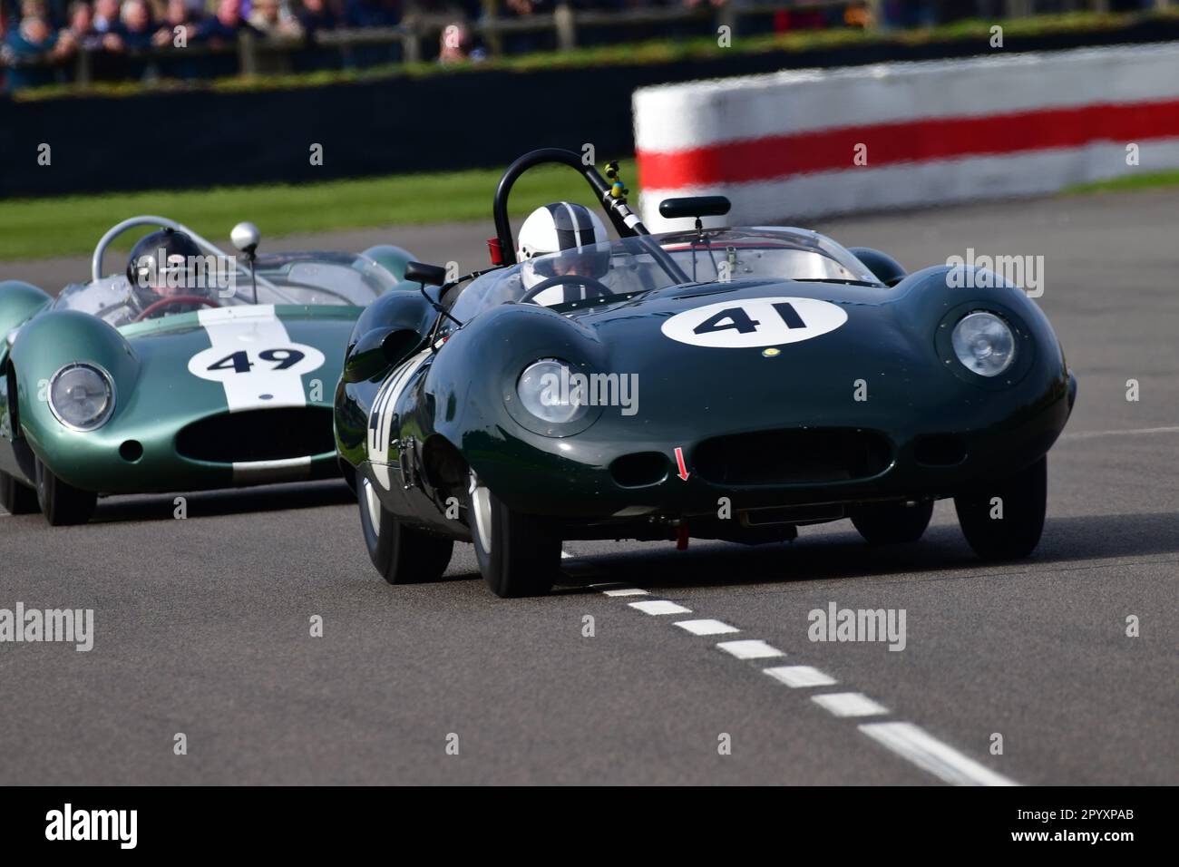 Mark Donnor, Lister-Jaguar Costin, Shane Brereton, Cooper-Climax T49 ...