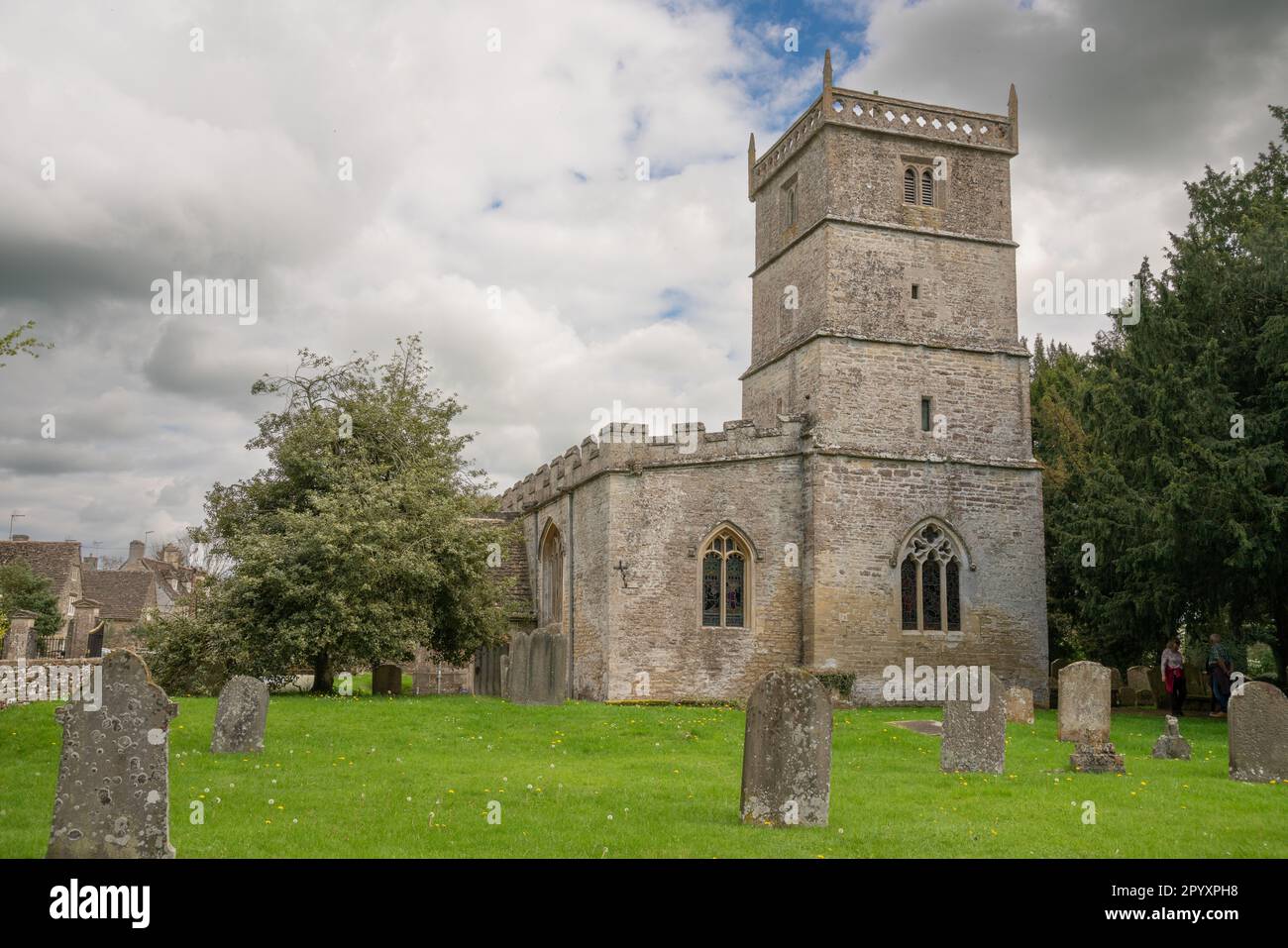 St John The Baptist 12th century Church, Charlton, Wiltshire, United ...