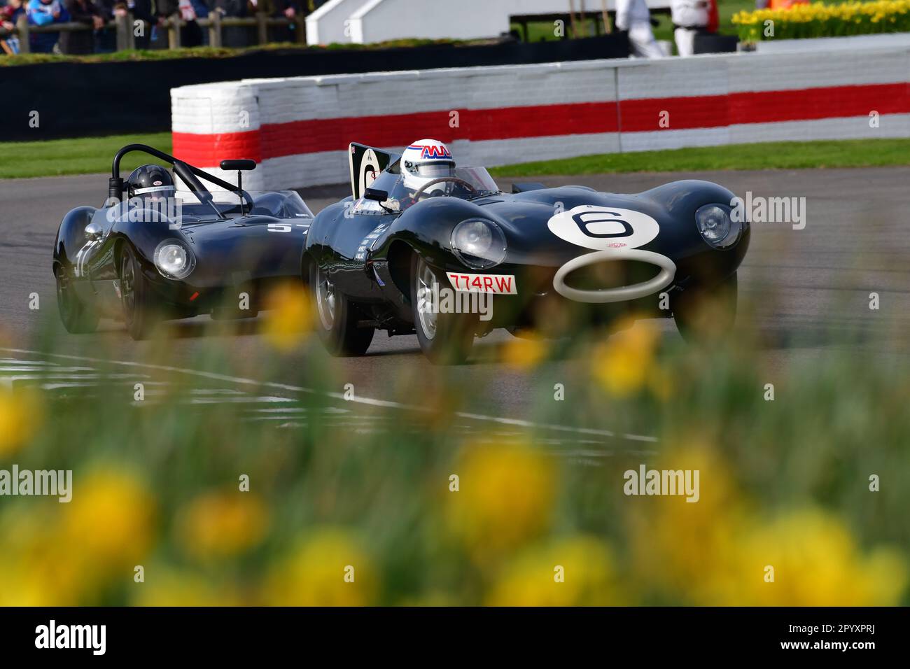 Andy Wallace, Jaguar D-Type Long Nose, Salvadori Cup, a single driver ...