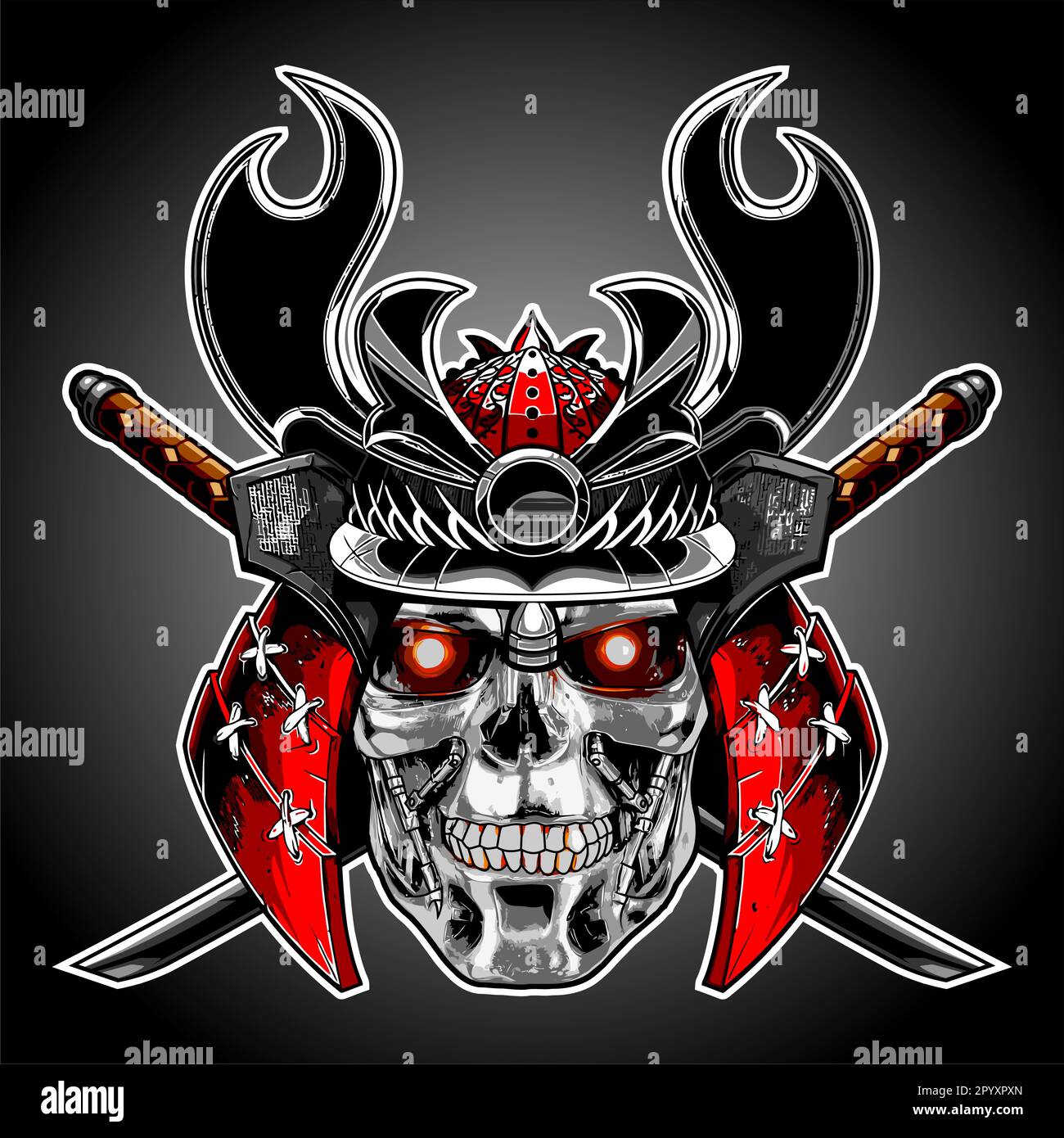 Katana sword samurai modern Stock Vector Images - Alamy