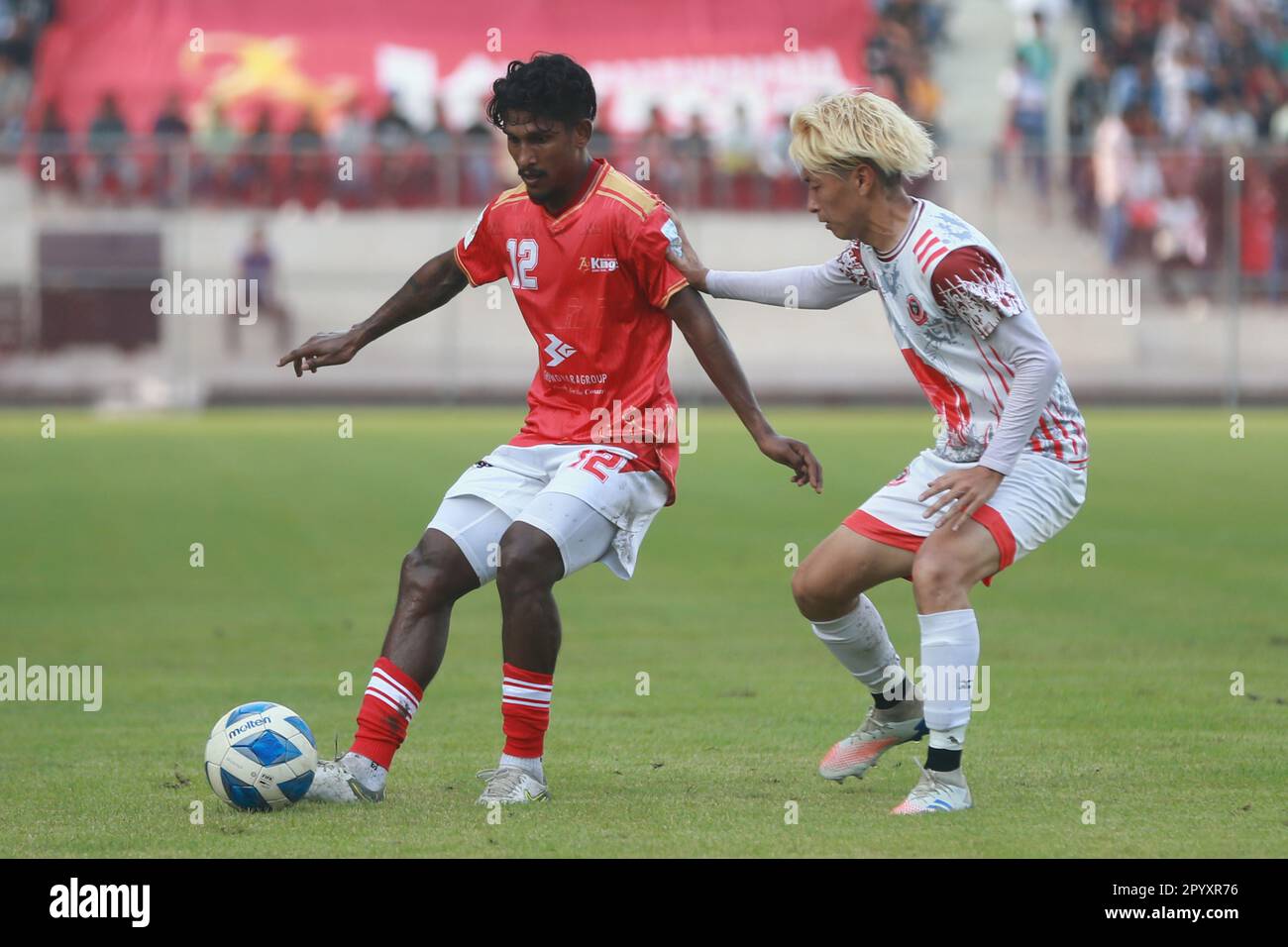 Bashundhara Kings defender Bishwanath Ghosh (Red J-12) Bangladesh ...