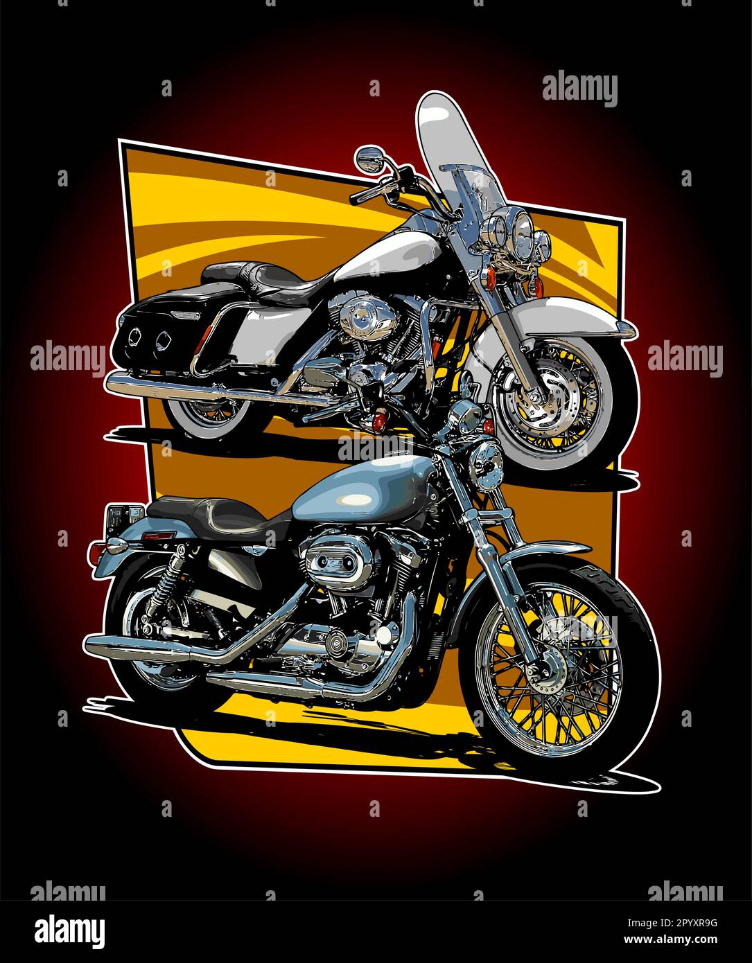 motorcycles vector template Stock Vector Image & Art - Alamy