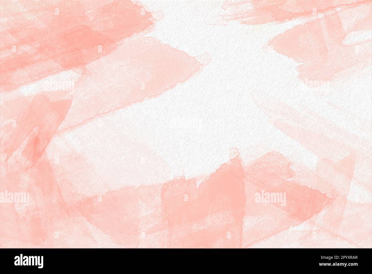Peach, light pink watercolor, ink, abstract background texture. Brush ...