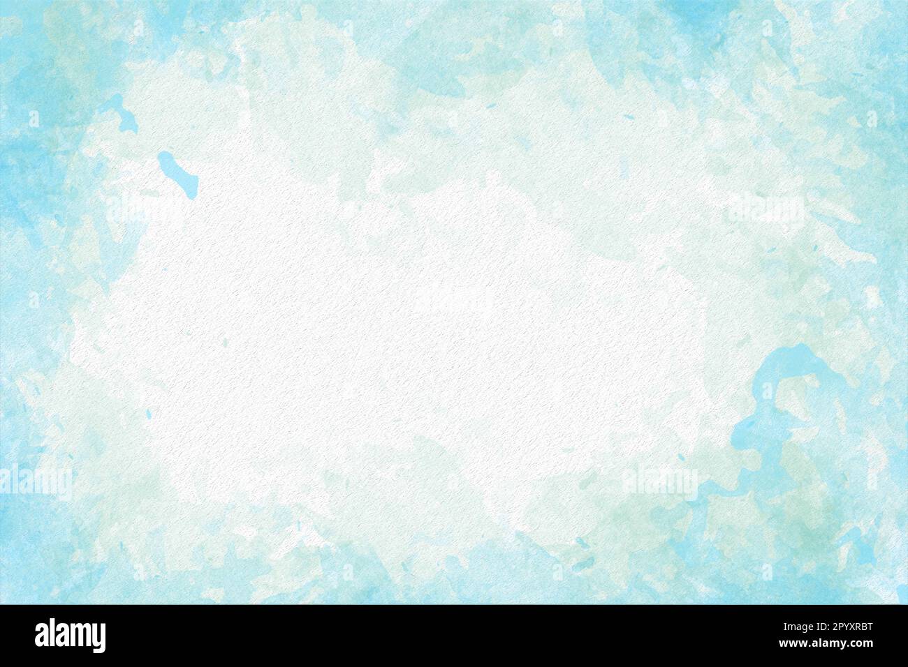 Mint and blue abstract watercolor texture background Stock Photo - Alamy