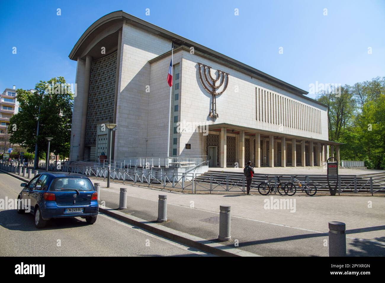 Synagogue de la Paix (Peace Synagogue), Strasbourg, France Stock Photo ...