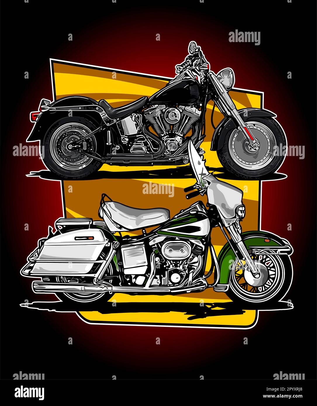 motorcycles vector template Stock Vector Image & Art - Alamy