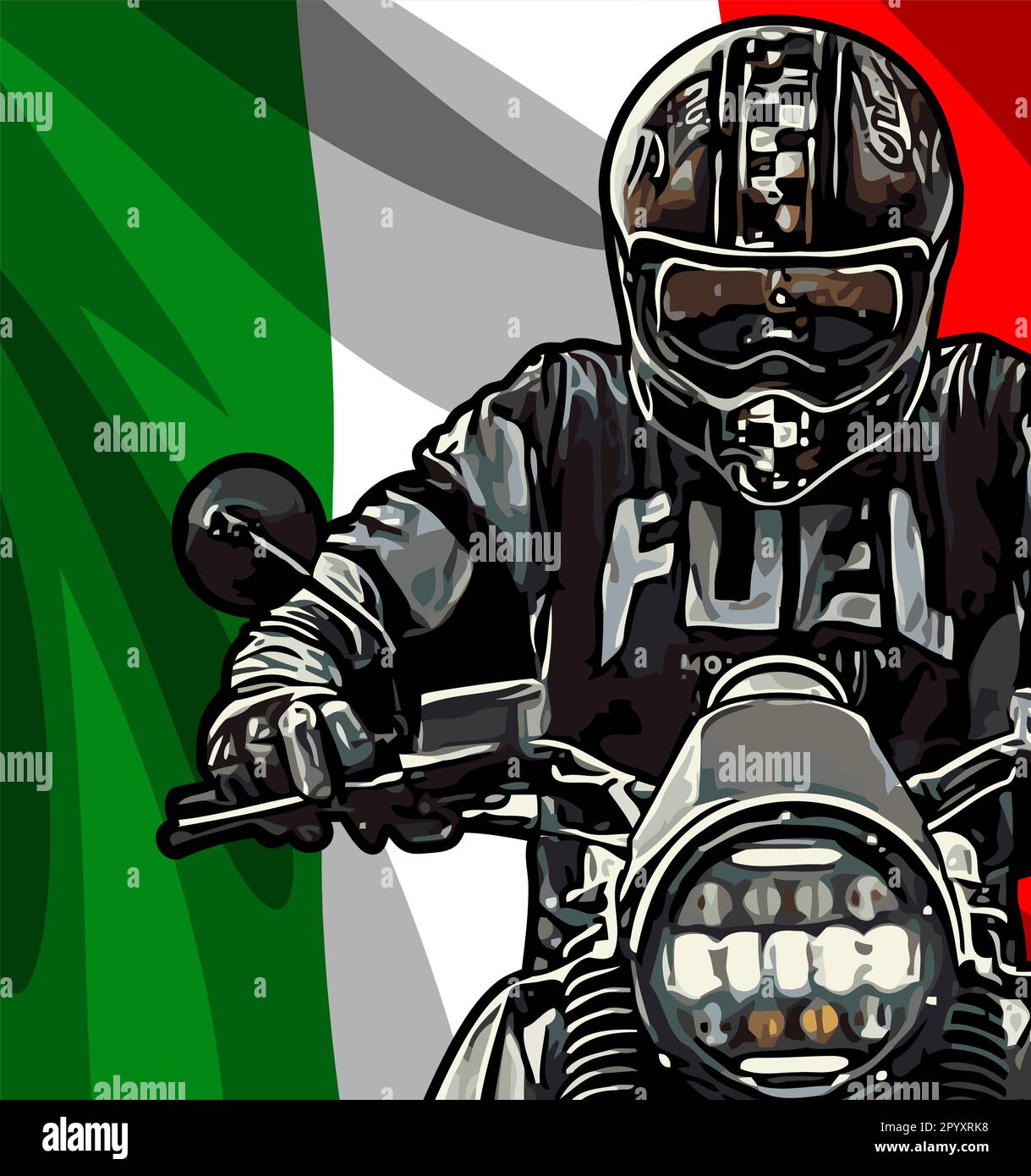 bikers vector template Stock Vector Image & Art - Alamy