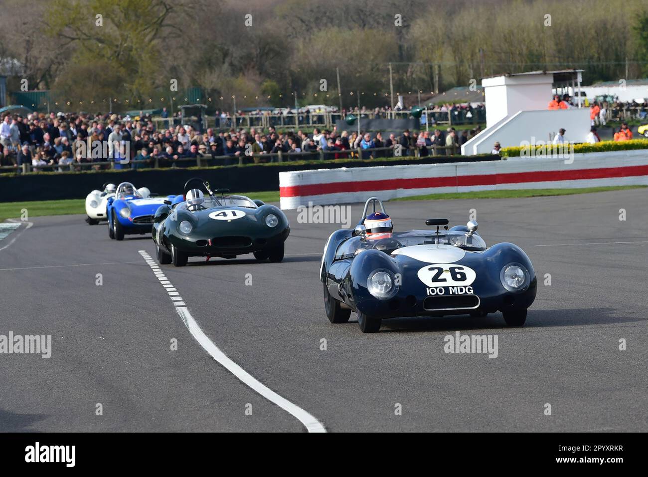 James Wood, Lotus-Climax 15, Mark Donnor, Lister-Jaguar Costin ...