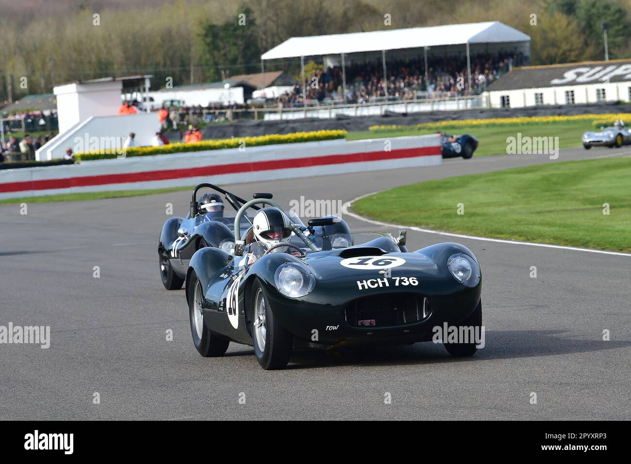 James Thorpe, Lister-Jaguar Flat Iron, Salvadori Cup, a single driver ...