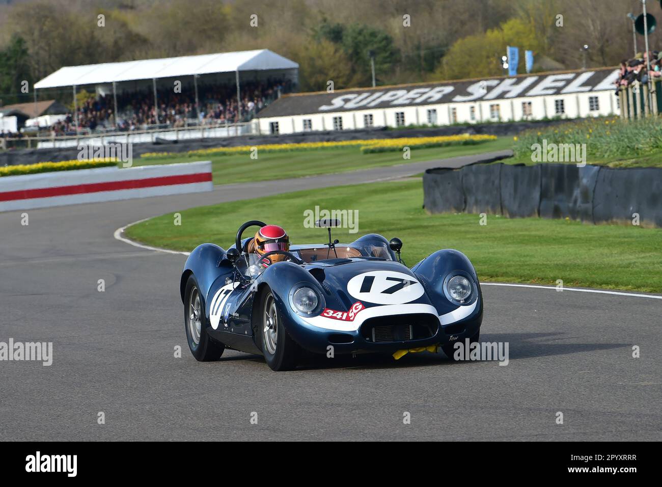 Saif Assam, Lister-Jaguar Knobbly, Salvadori Cup, a single driver 20 ...