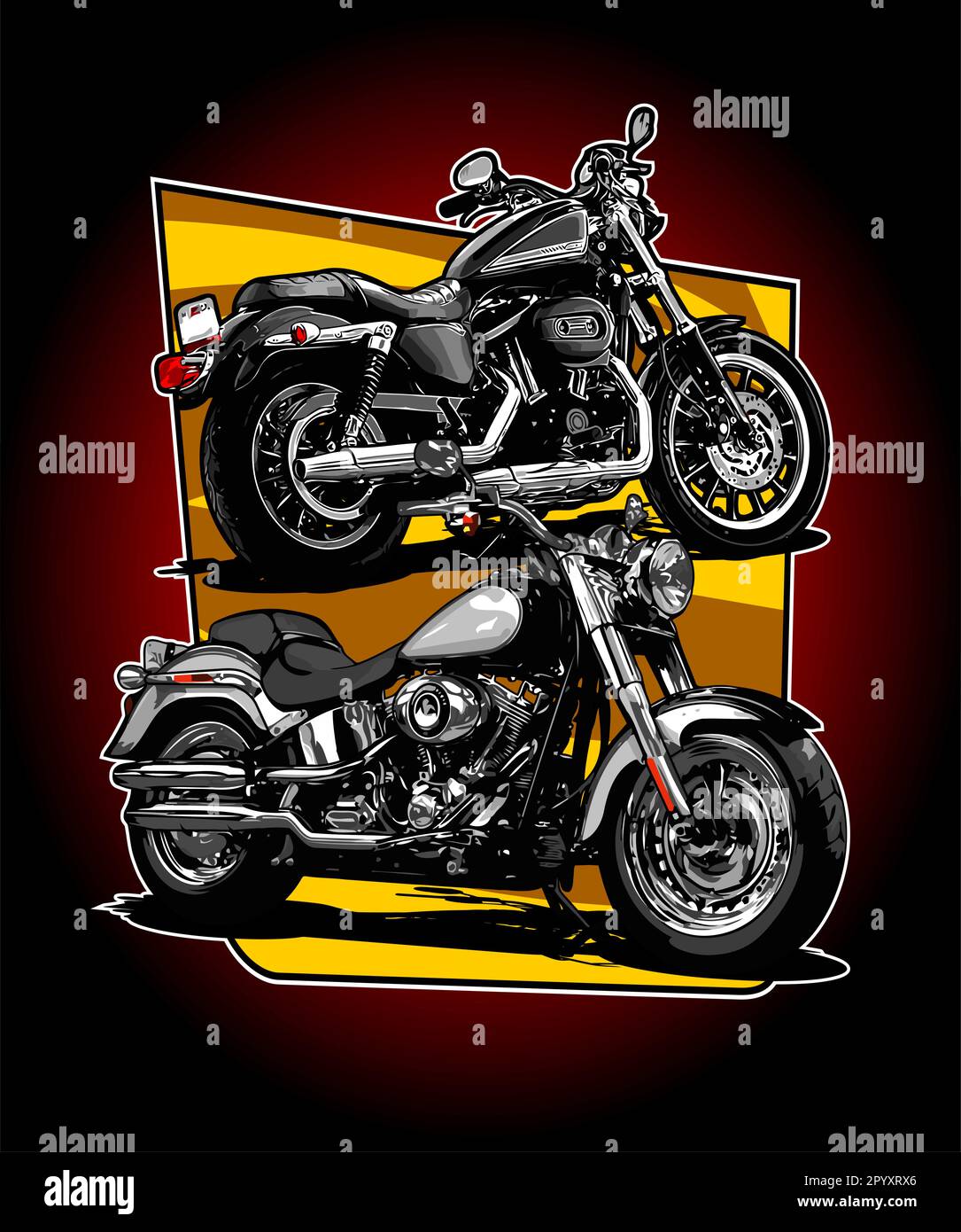 motorcycles vector template Stock Vector Image & Art - Alamy