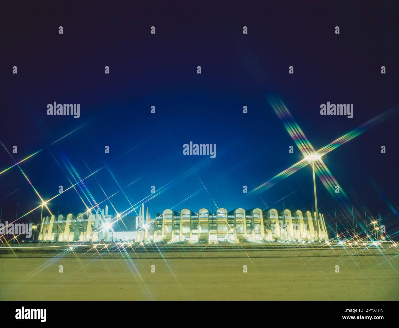 This is the Zayed Sports City stadium built in honour of Sheikh Zayed ...