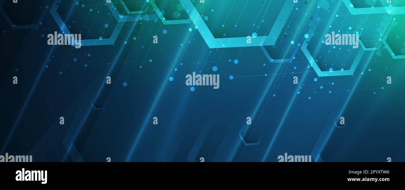 Technology innovation background, idea of global business solution ...