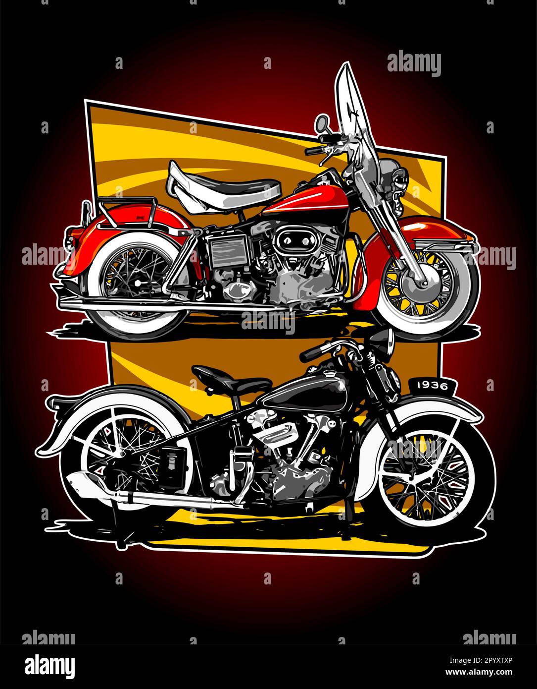 motorcycles vector template Stock Vector Image & Art - Alamy