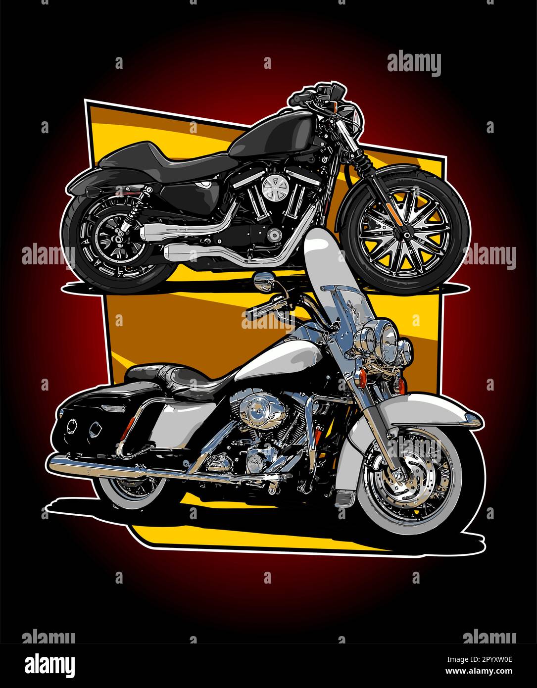 motorcycles vector template Stock Vector Image & Art - Alamy