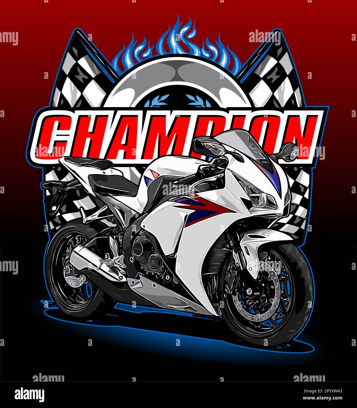 motorcycles vector template Stock Vector Image & Art - Alamy