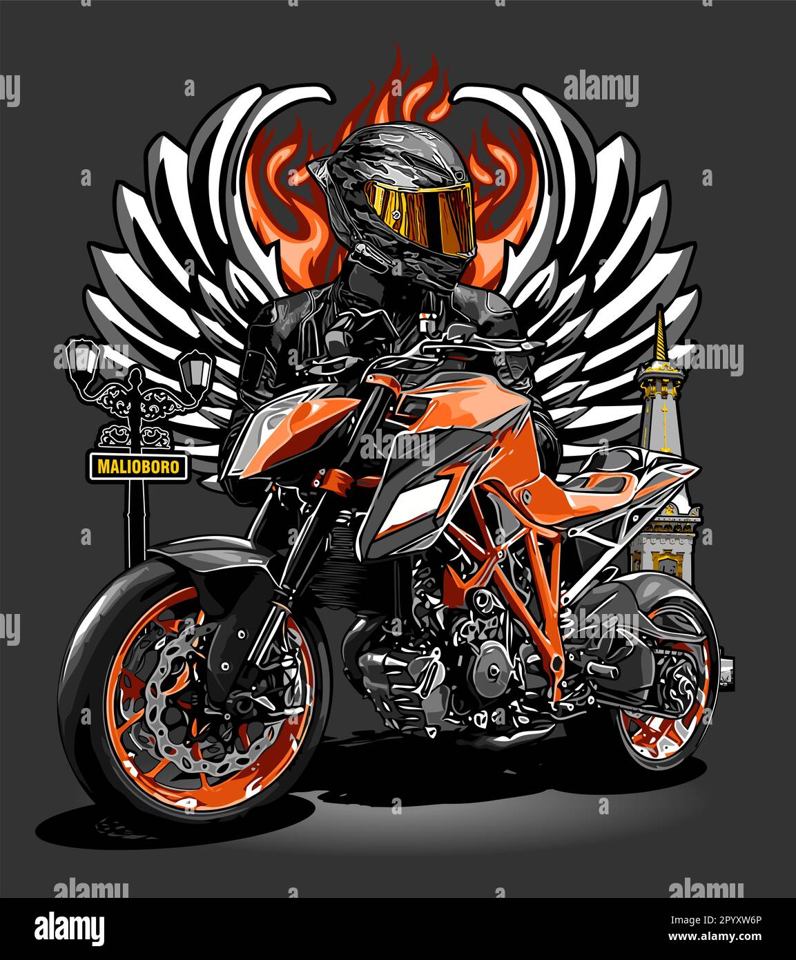 motorcycles vector template Stock Vector Image & Art - Alamy