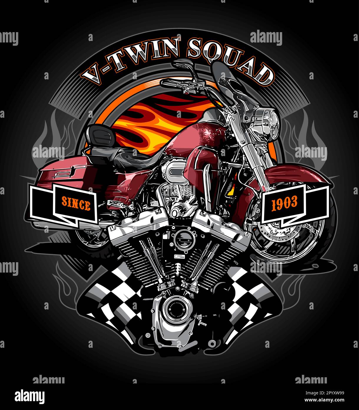 Twin exhaust Stock Vector Images - Alamy