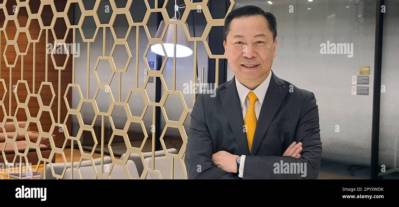 Anson Kwok, head of the commercial bank at Citigroup Hong Kong, poses ...