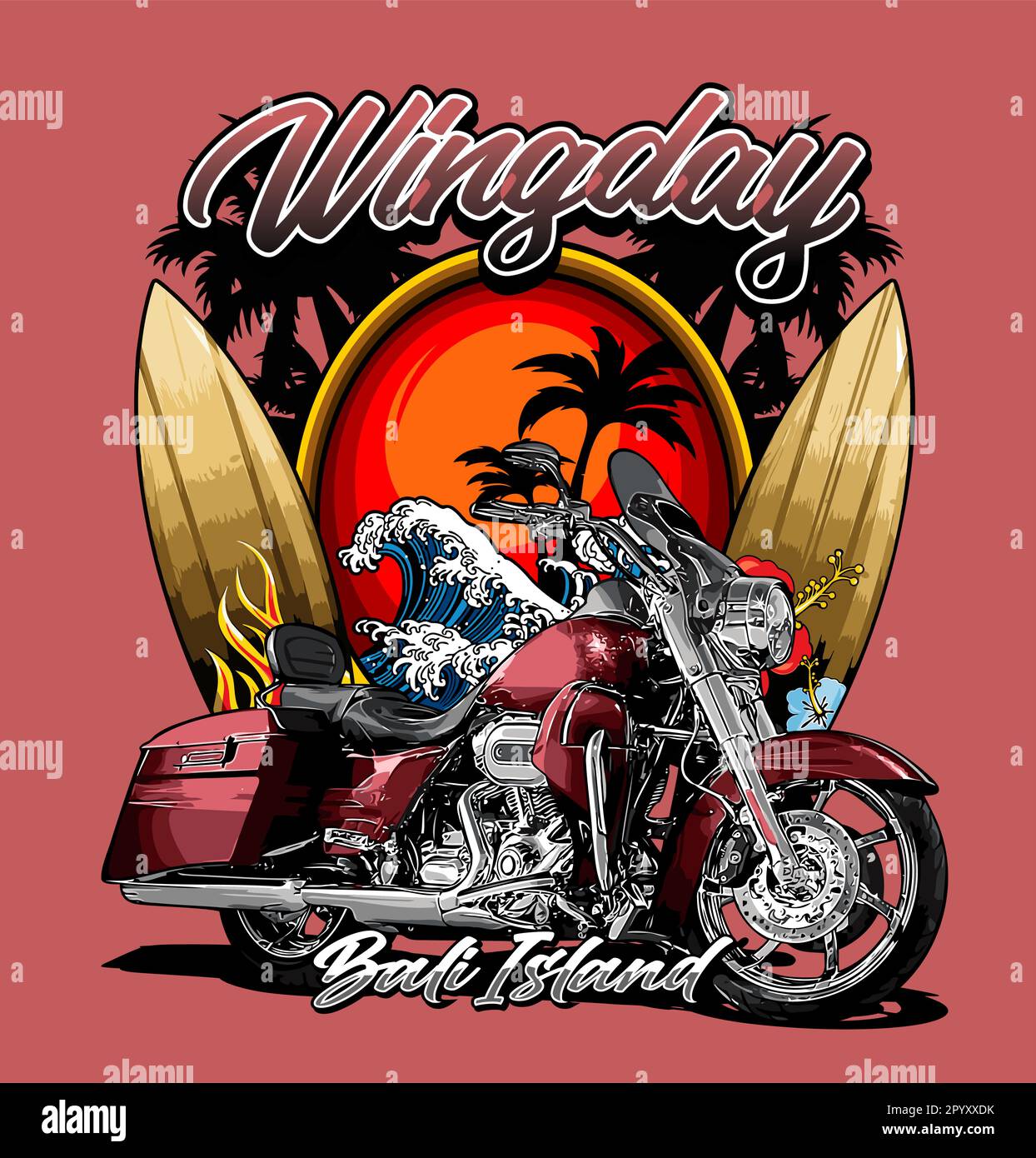 motorcycles vector template Stock Vector Image & Art - Alamy