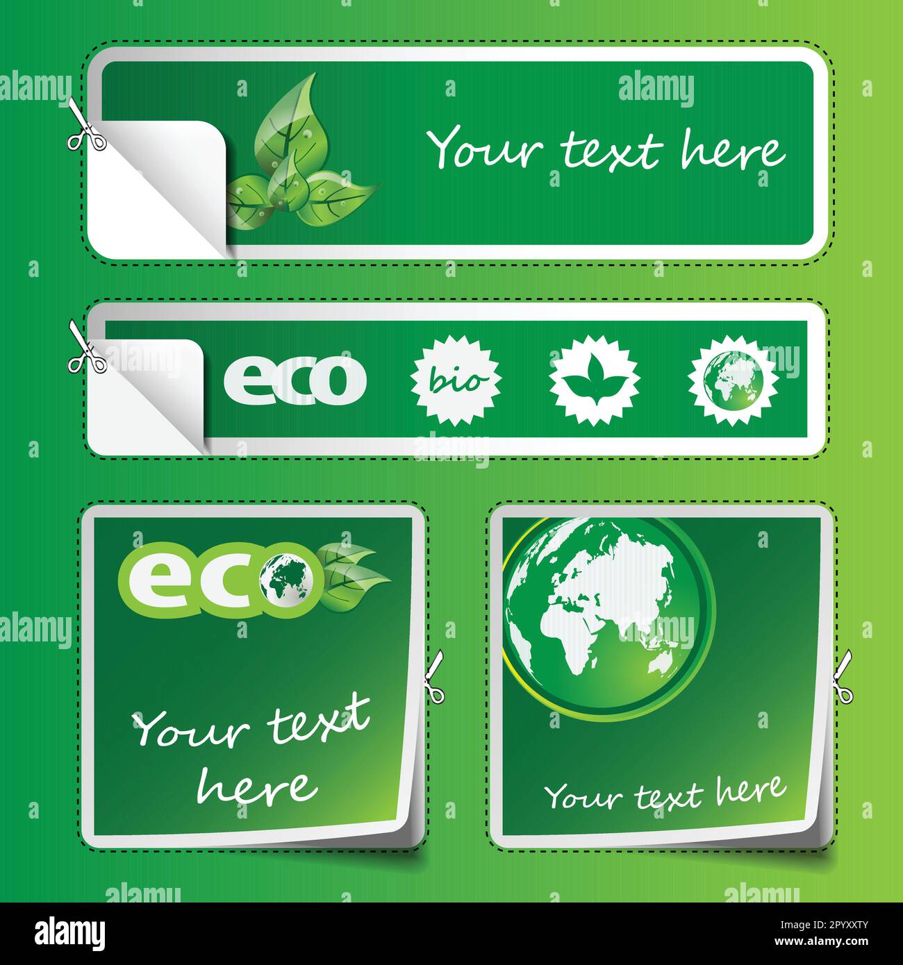 Collection of Eco Labels and Stickers Stock Vector Image & Art - Alamy