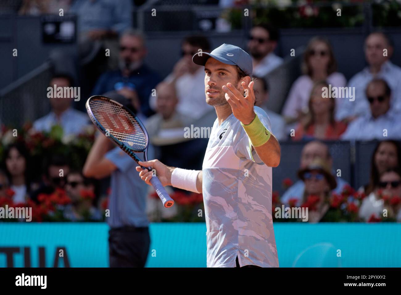 Madrid, Spain. 05 May, 2023. Tennis: Mutua Madrid Open tennis tournament, Semi finals ...