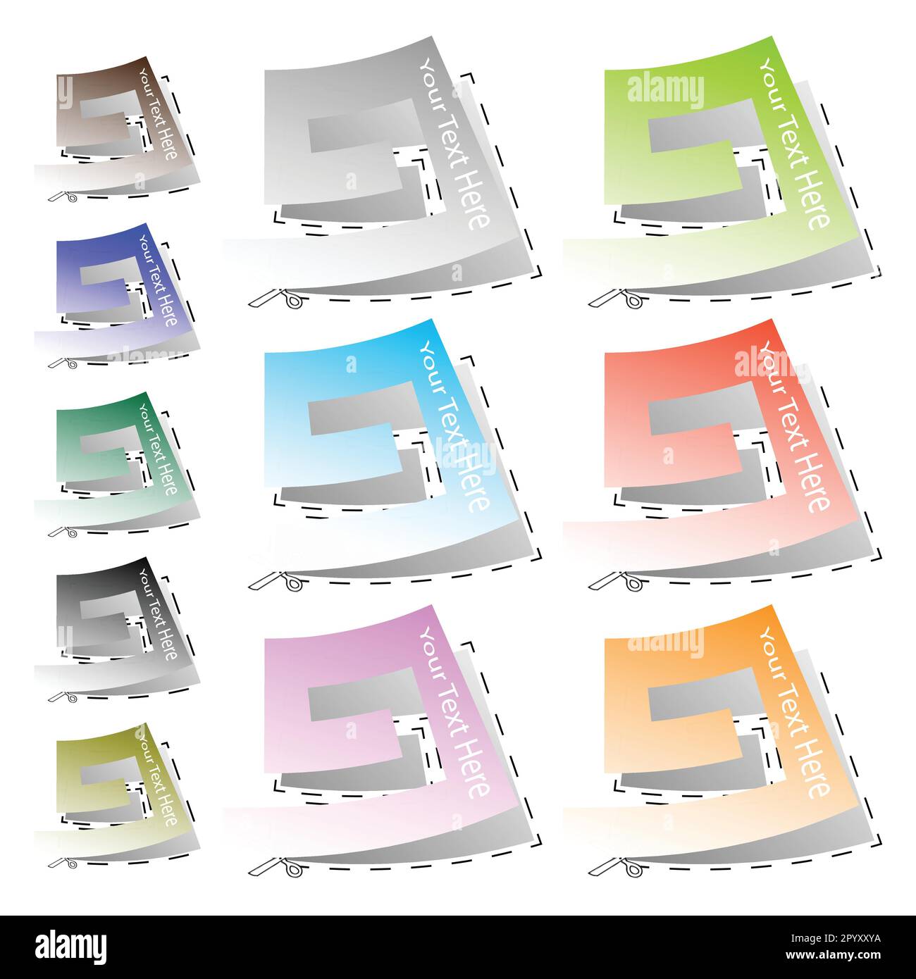 Cool Cutout Stickers Stock Vector Image & Art - Alamy