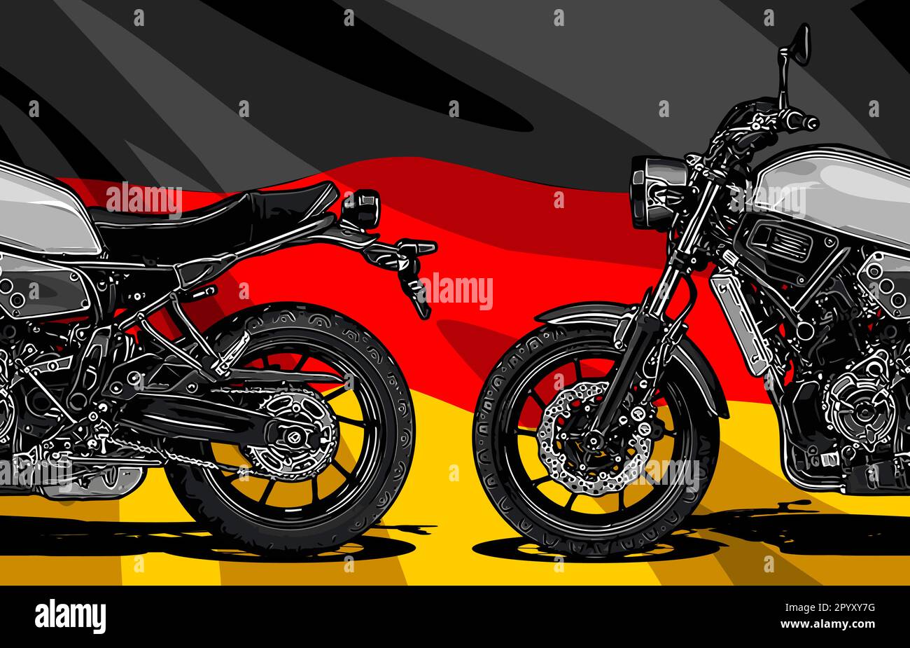 motorcycles vector template Stock Vector Image & Art - Alamy
