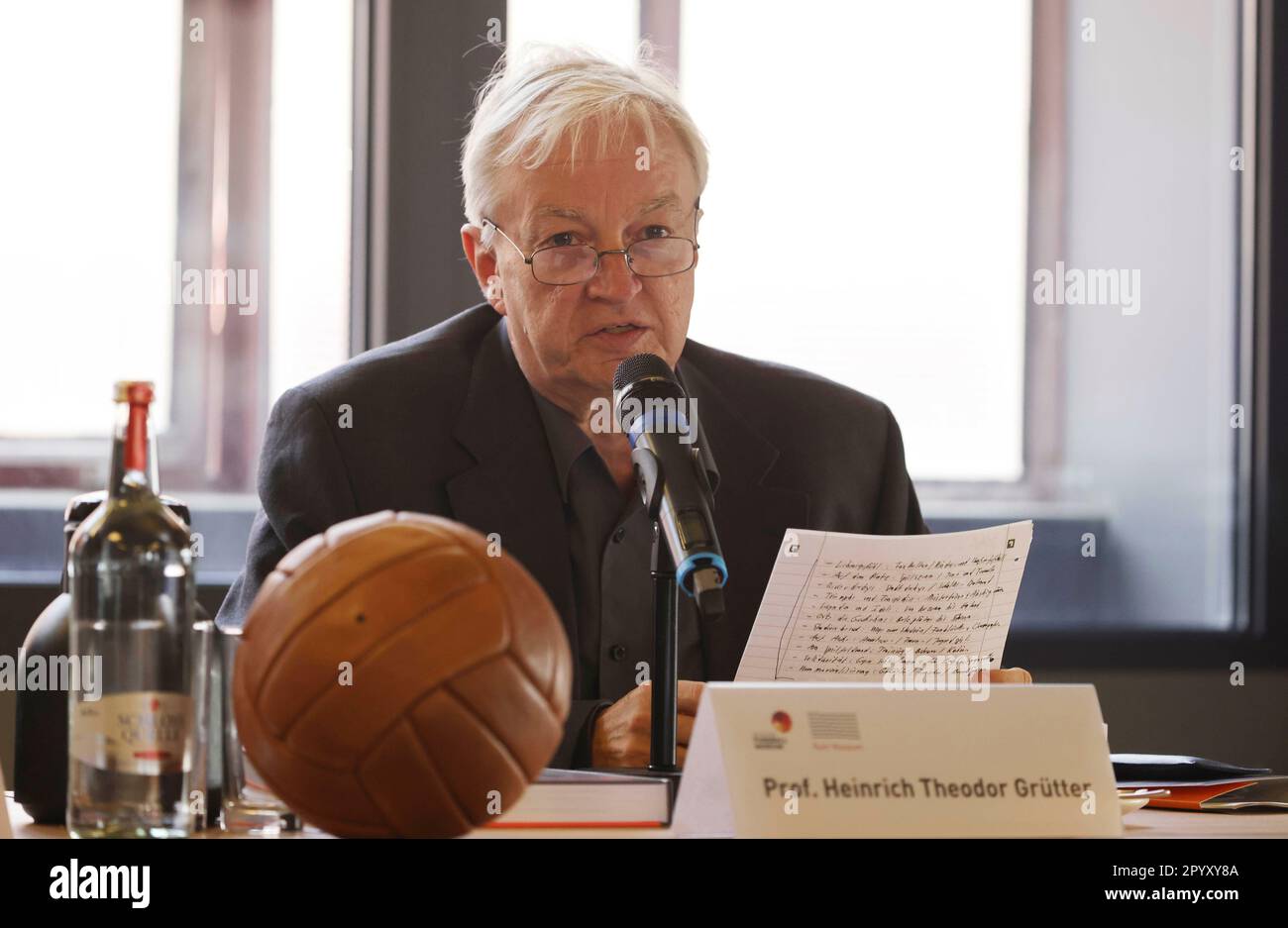 firo: 05/05/2023, football, soccer, culture exhibition opening, press ...