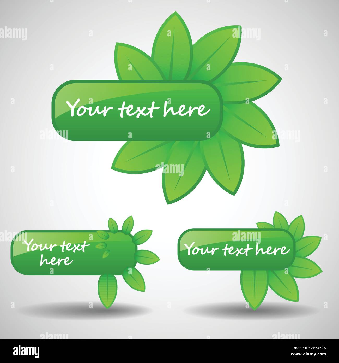 Ecology green energy banners Stock Vector Images - Alamy