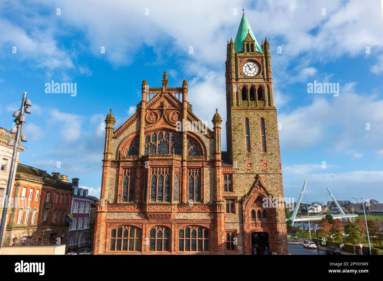The Guildhall in Derry / Londonderry, County Londonderry, Northern ...