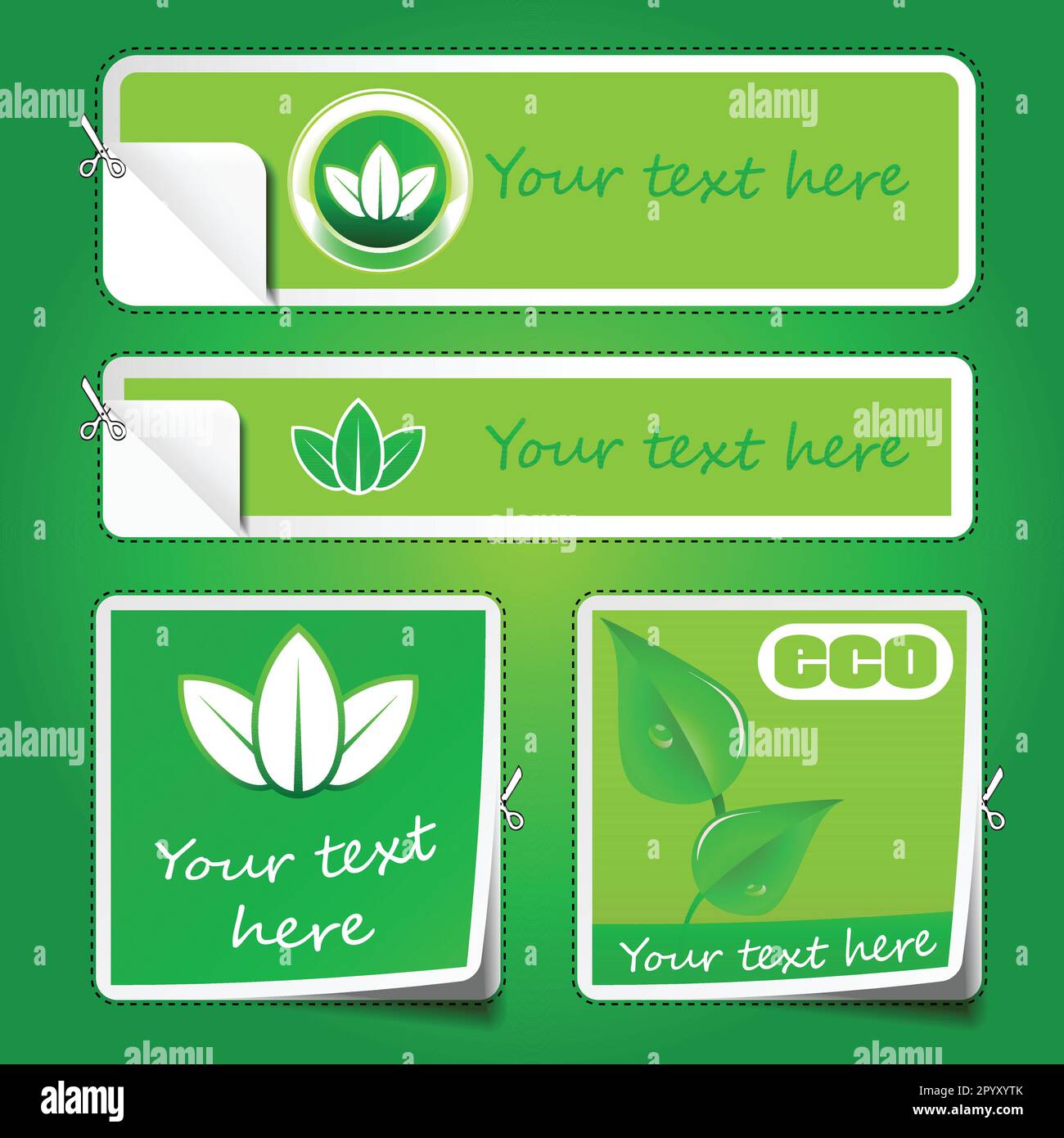 Collection of Eco Labels and Stickers Stock Vector Image & Art - Alamy