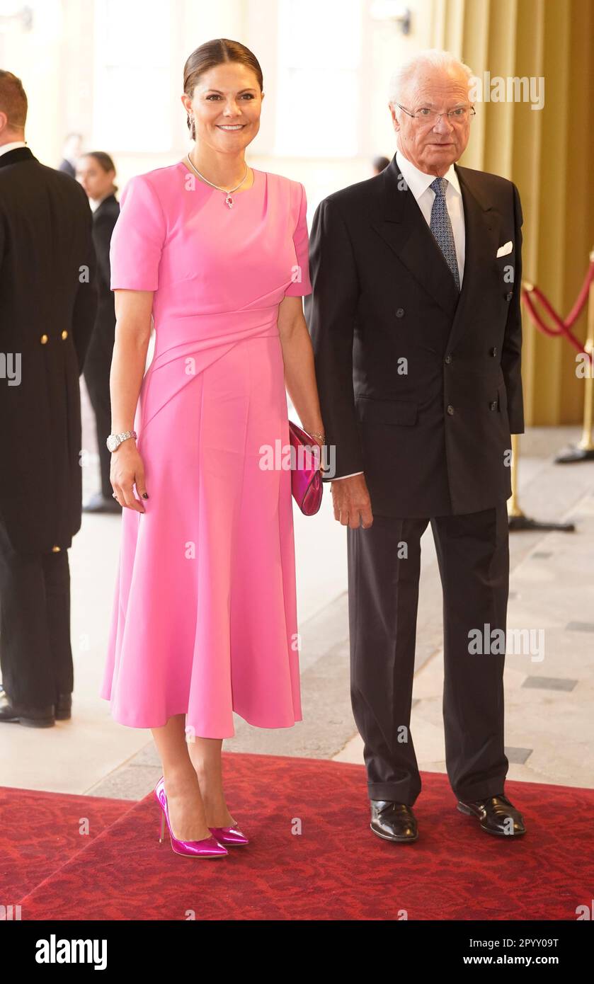 Victoria, Crown Princess of Sweden and Carl XVI Gustaf, King of Sweden ...