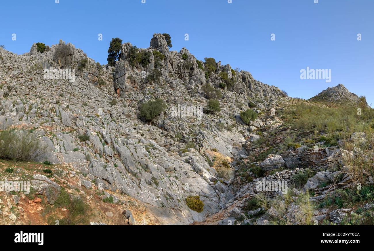 Los Riscos. Juzcar Stock Photo - Alamy