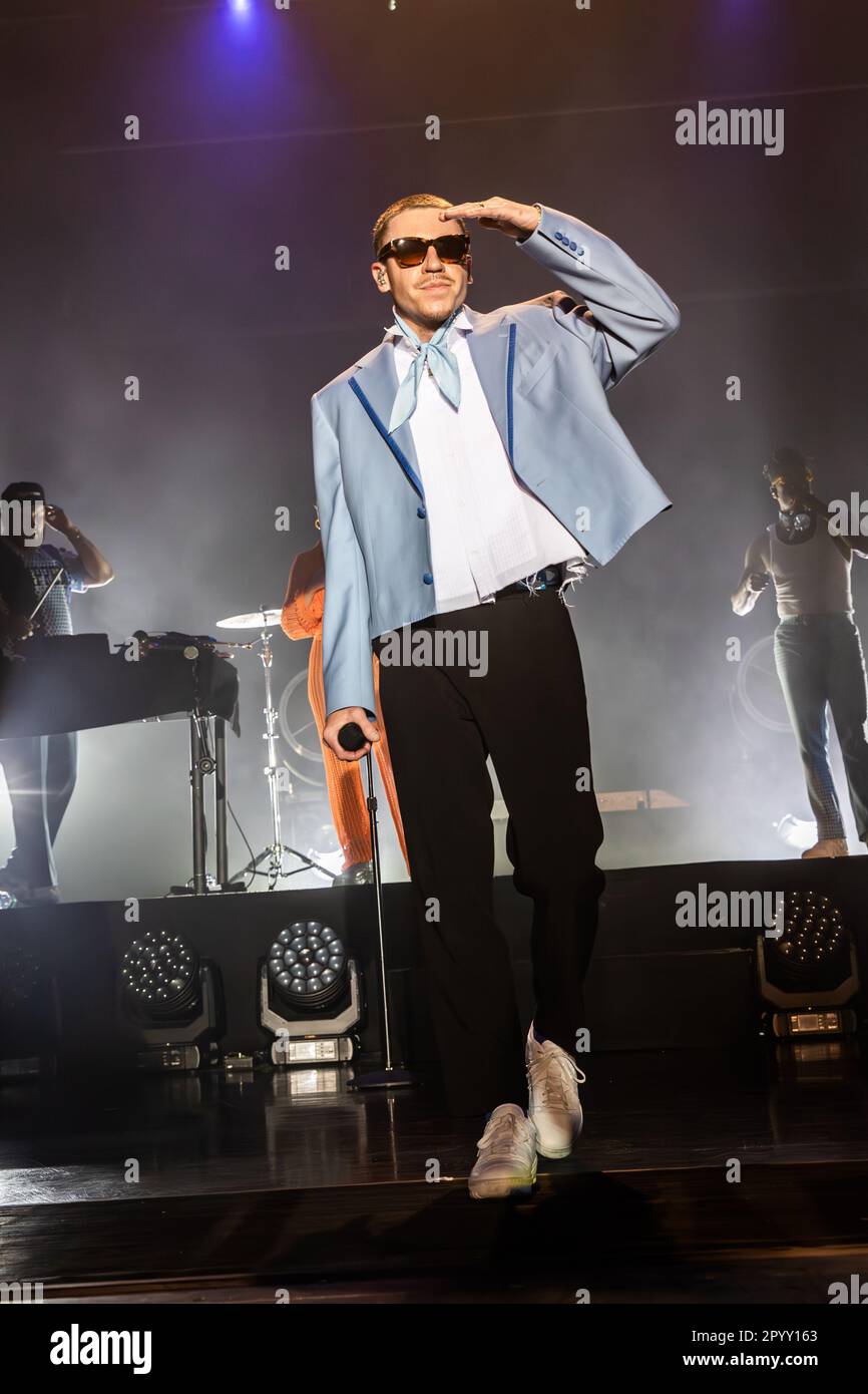 Milan Italy. 03 May 2023. The American rapper MACKLEMORE performs live ...