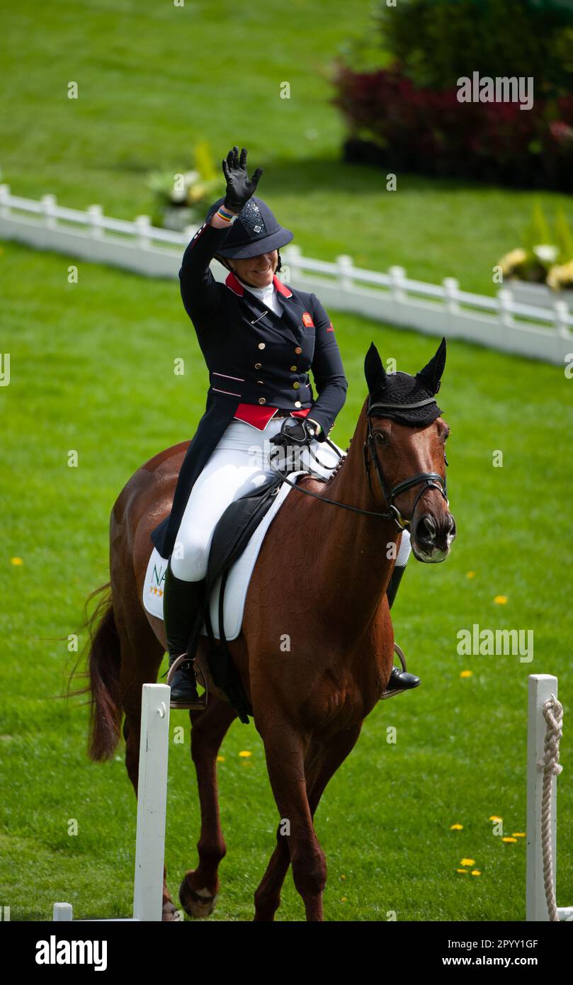 Gemma Stevens riding Jalapeno representing GREAT, UK. 5th May, 2023 ...