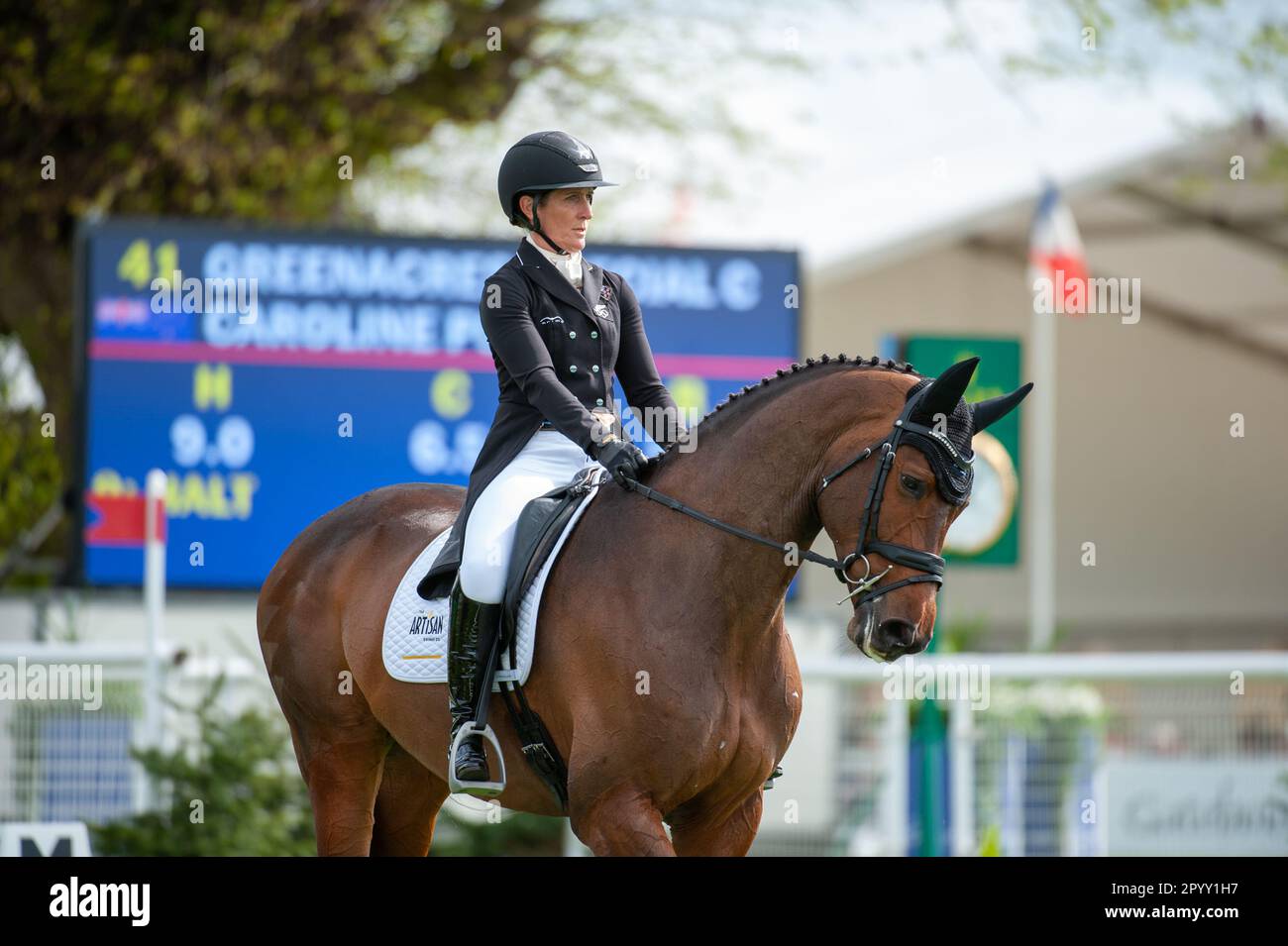 Caroline Powell riding Greenacres Special Cavalier representing, New ...