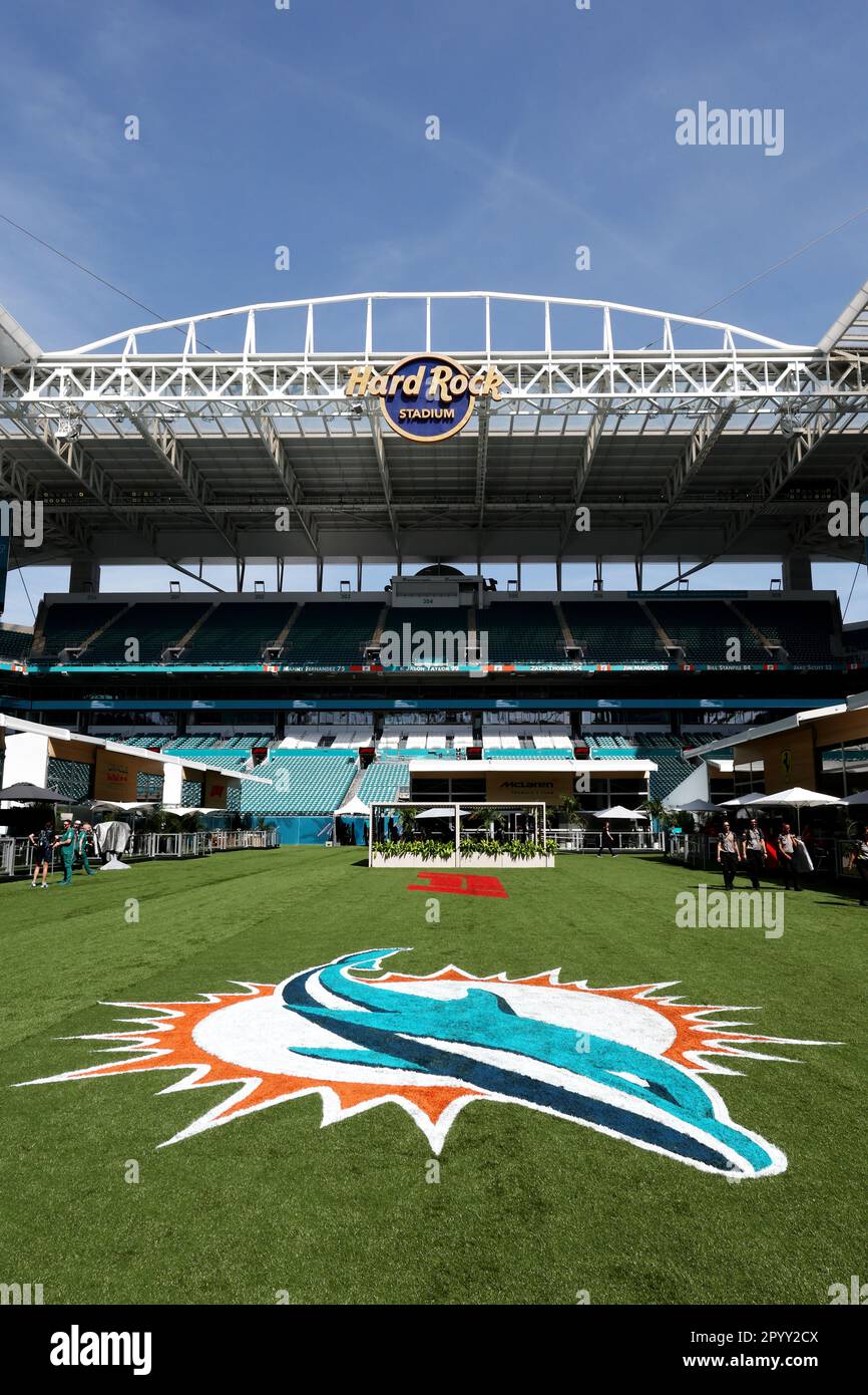 Miami, USA. 05th May, 2023. Circuit atmosphere - the F1 Paddock ...
