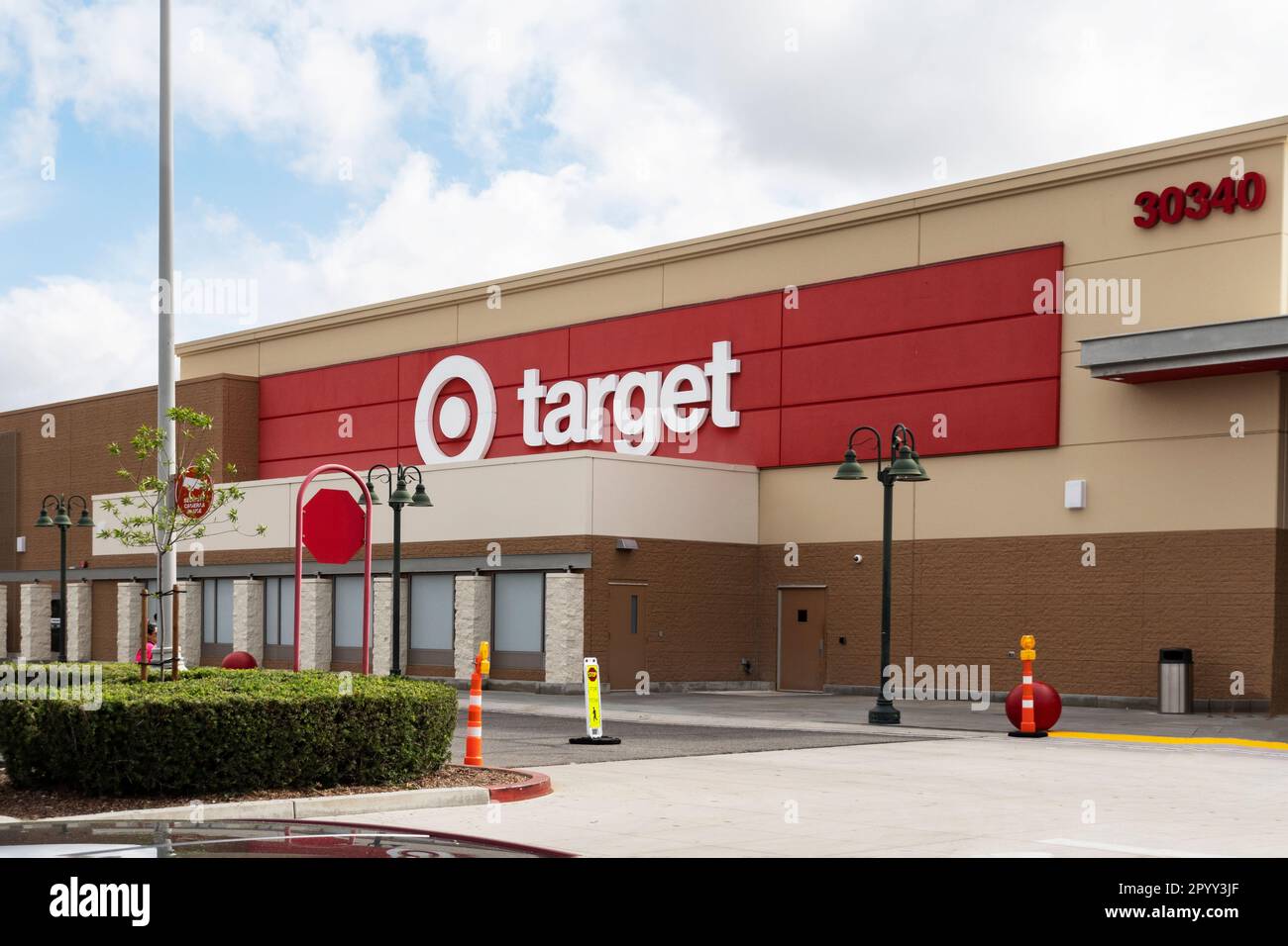 Menifee, CA, USA - May 3, 2023: Target department store front Stock ...