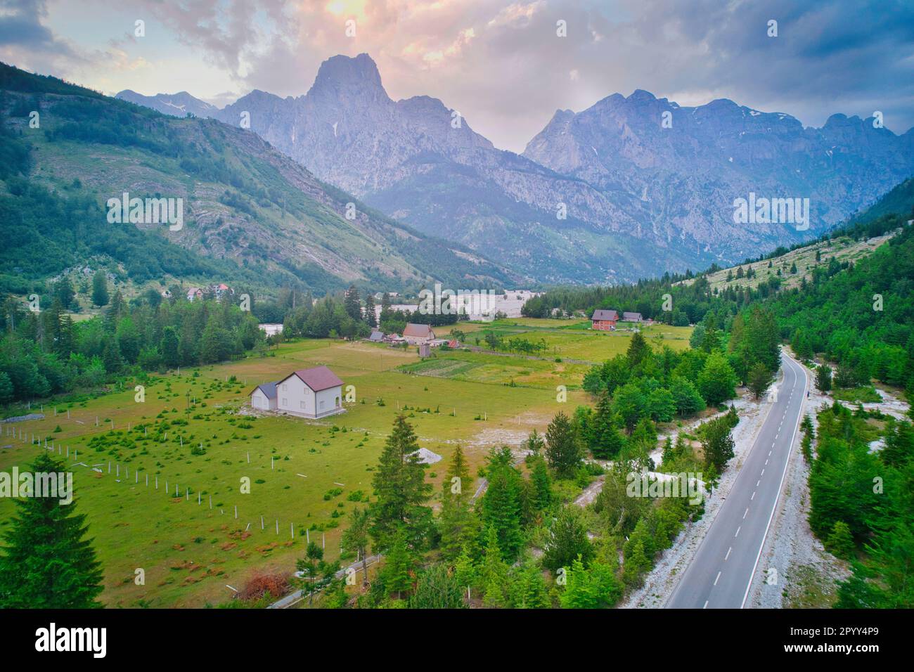 Valbone valley national park hi-res stock photography and images - Alamy